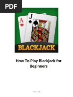 BJA Blank Chart (Blackjack Apprenticeship) | PDF