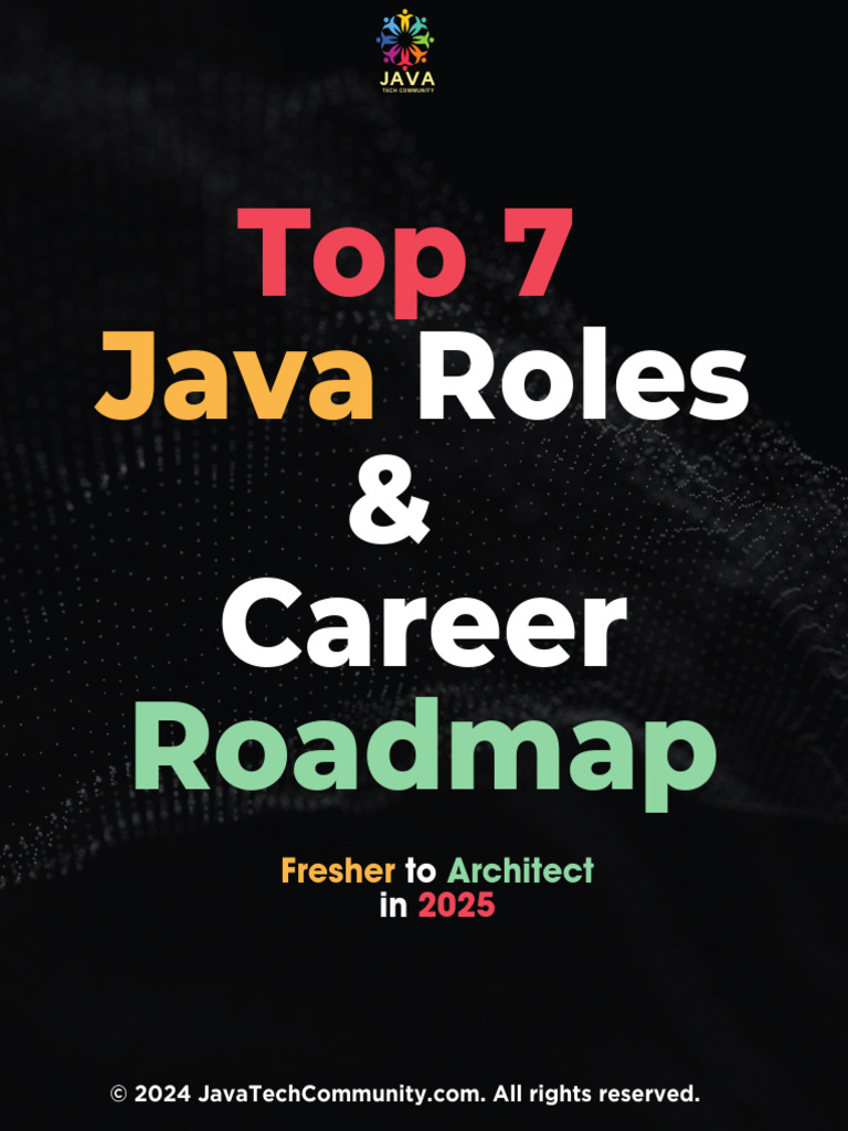 Java Roles and Career Roadmap | PDF