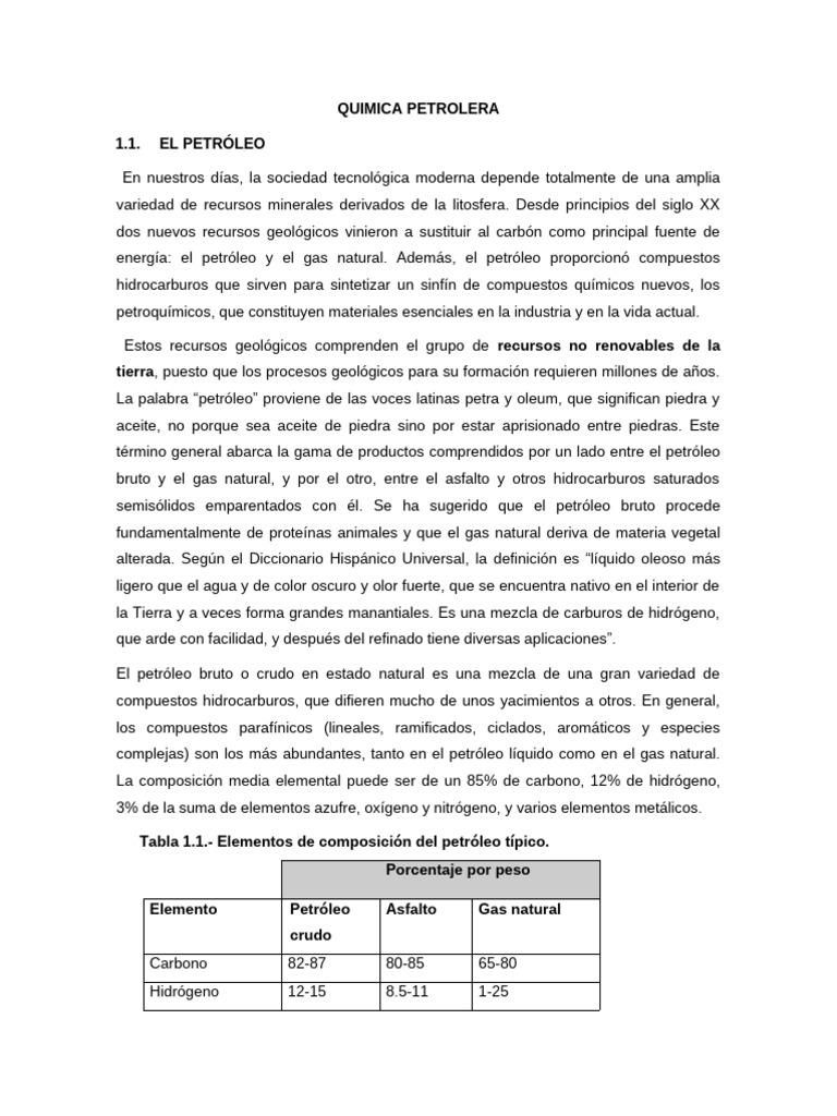 Practica 1 Informatica | PDF | Petróleo | Refinería de petróleo