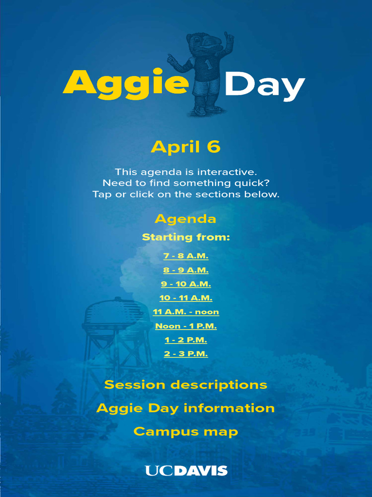 Aggie Day - Agenda | PDF | Science