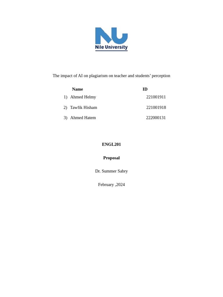 The Impact of AI On Plagiarism On Teacher and Students | PDF ...