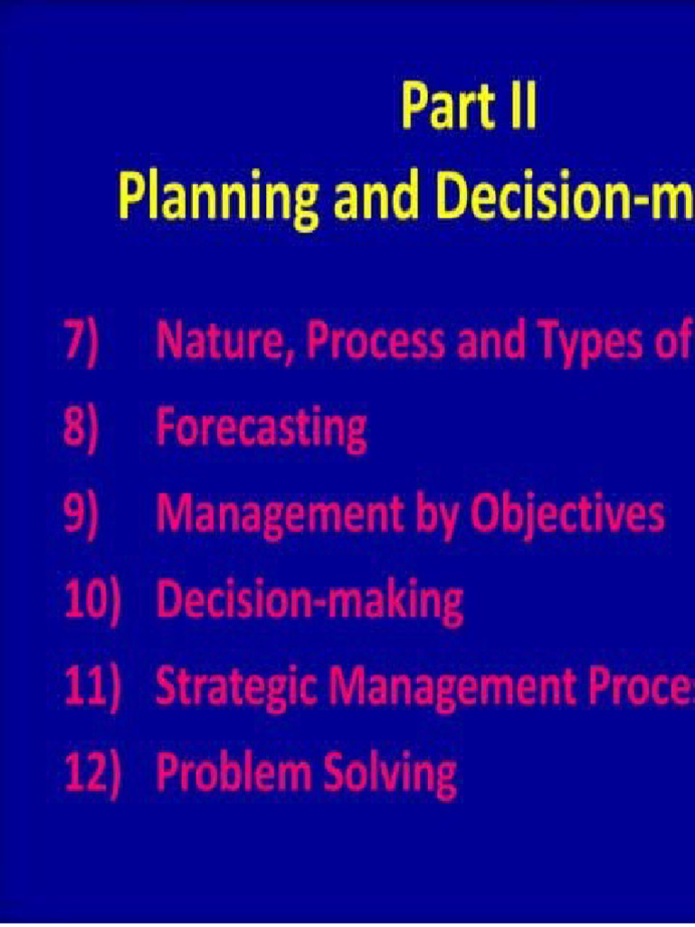 Planning | PDF