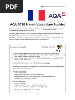 AQA French GCSE Role Plays | PDF