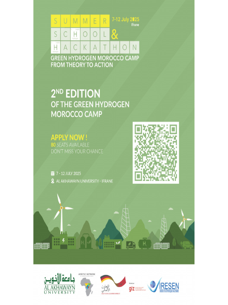 Green Hydrogen Morocco Camp - 2nd Edition | PDF | Climate Change ...