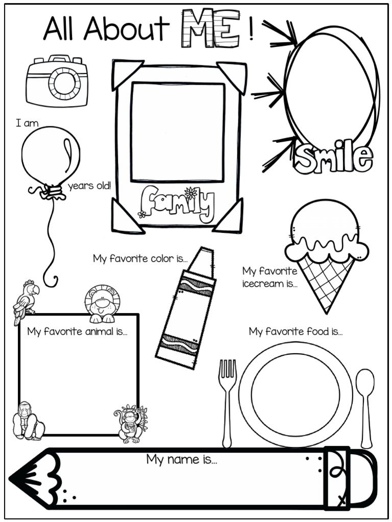 Back To School All About Me Poster Freebie | PDF