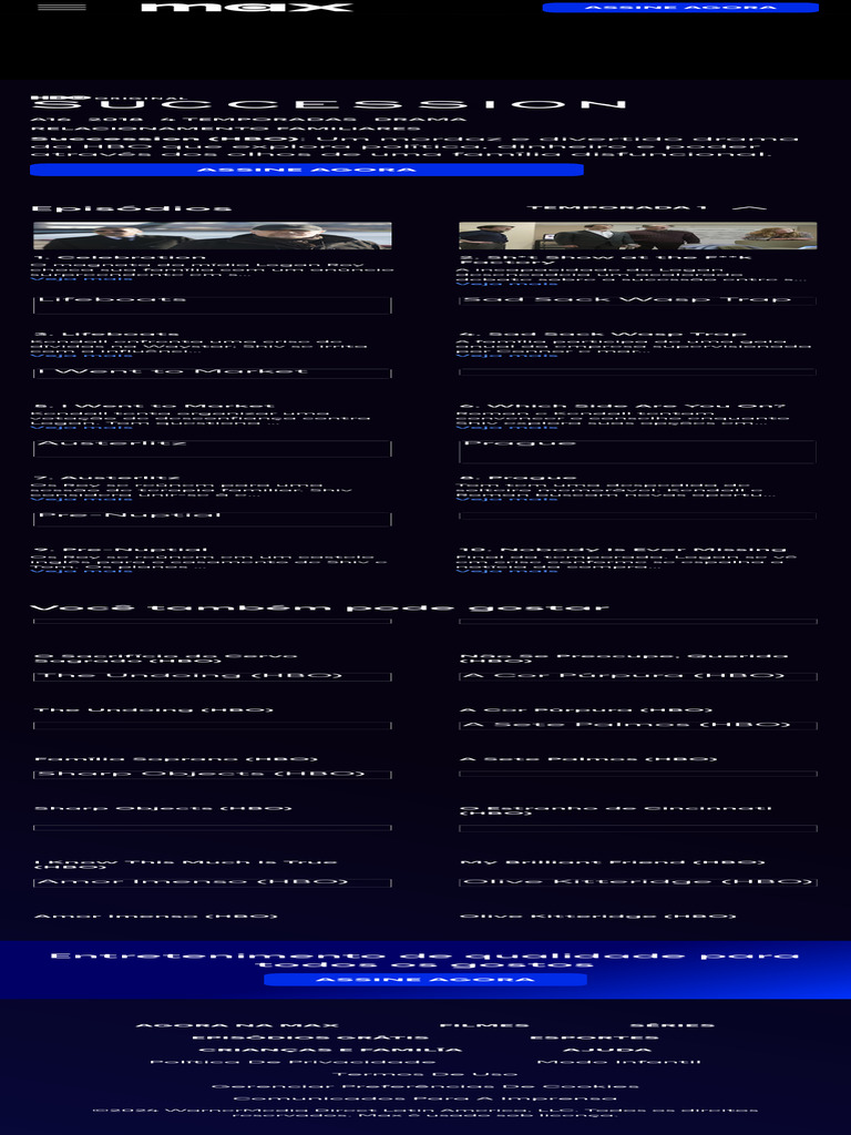 Assista Succession (HBO) Max | PDF | HBOs