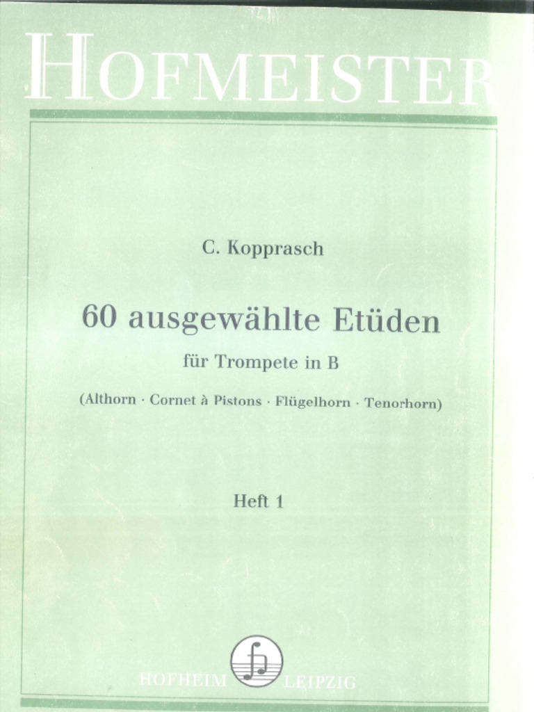 C. Kopprasch 1 | PDF