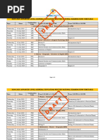 UACE Timetable 2025 | PDF