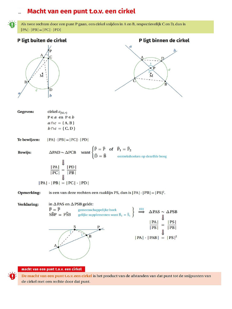 Constructieoefeningen Cirkel Deel 2 | PDF