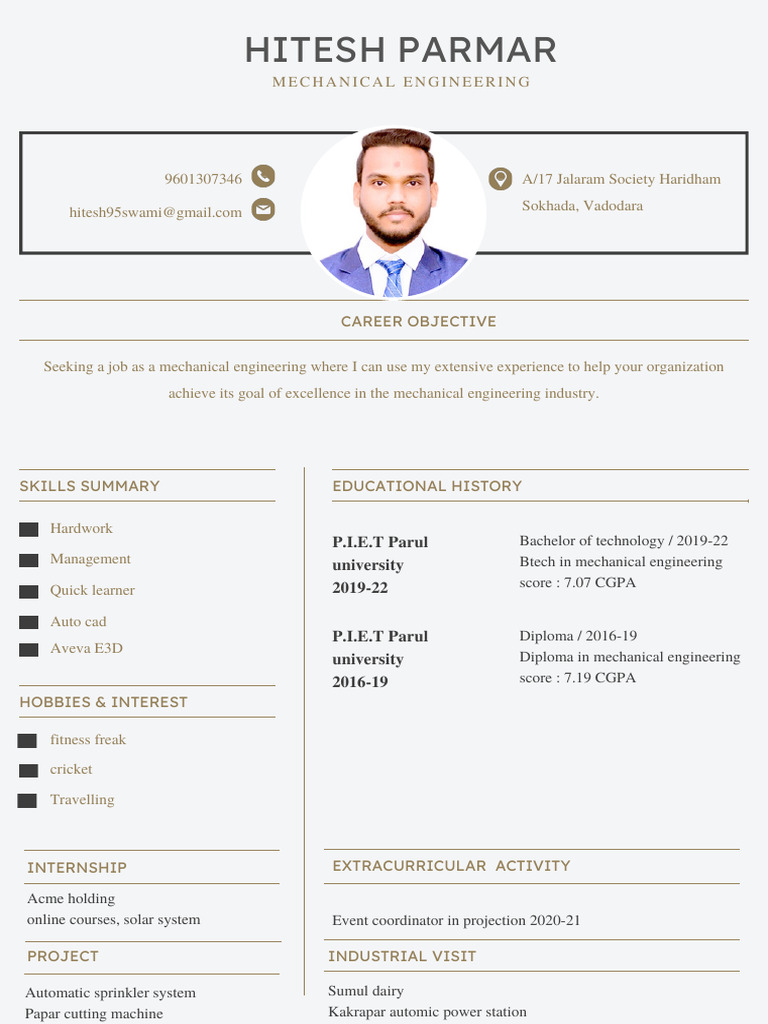 Resume Hitesh Ar | PDF