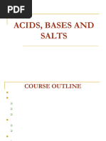 Acids Bases and Salts Notes Class 10 | PDF | Hydroxide | Acid