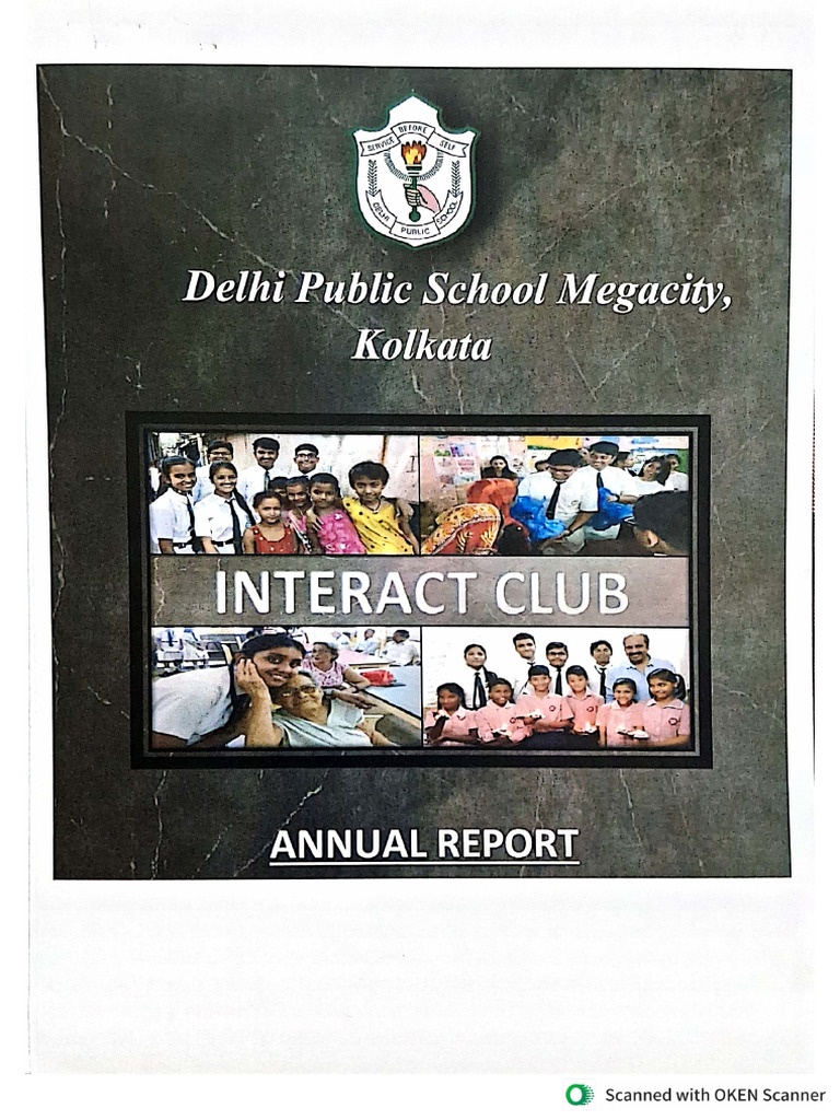 Annual Interact Club Report 2024-2025 | PDF