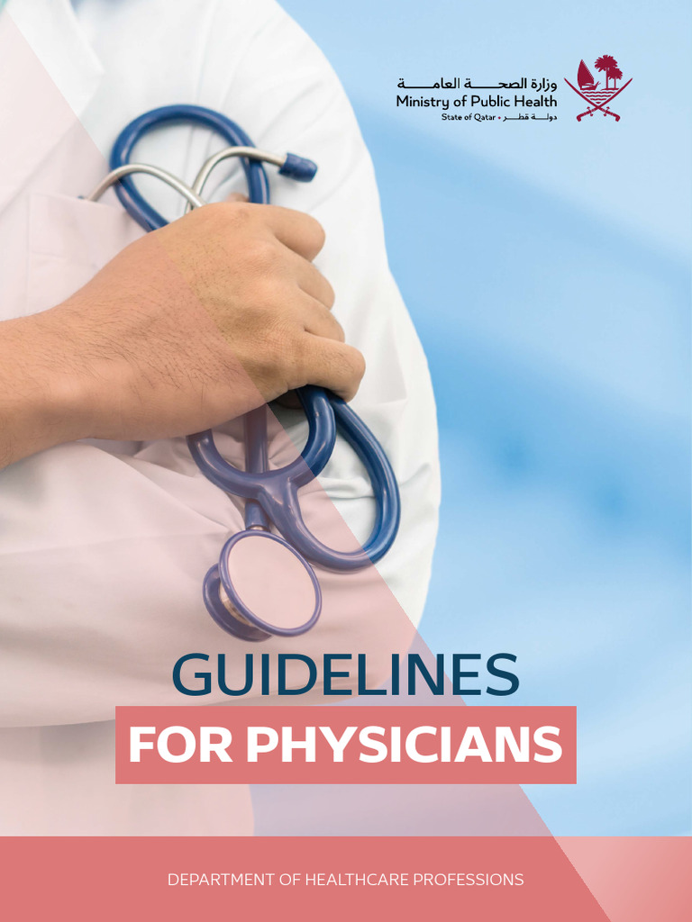 Guidelines For Physicians | PDF | General Practitioner | Physician