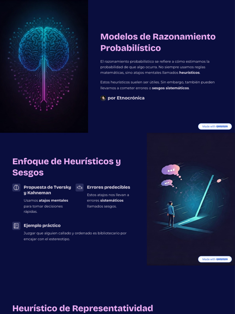 Modelo de Razonamiento Probabilístico | PDF | Probabilidad | Cognición