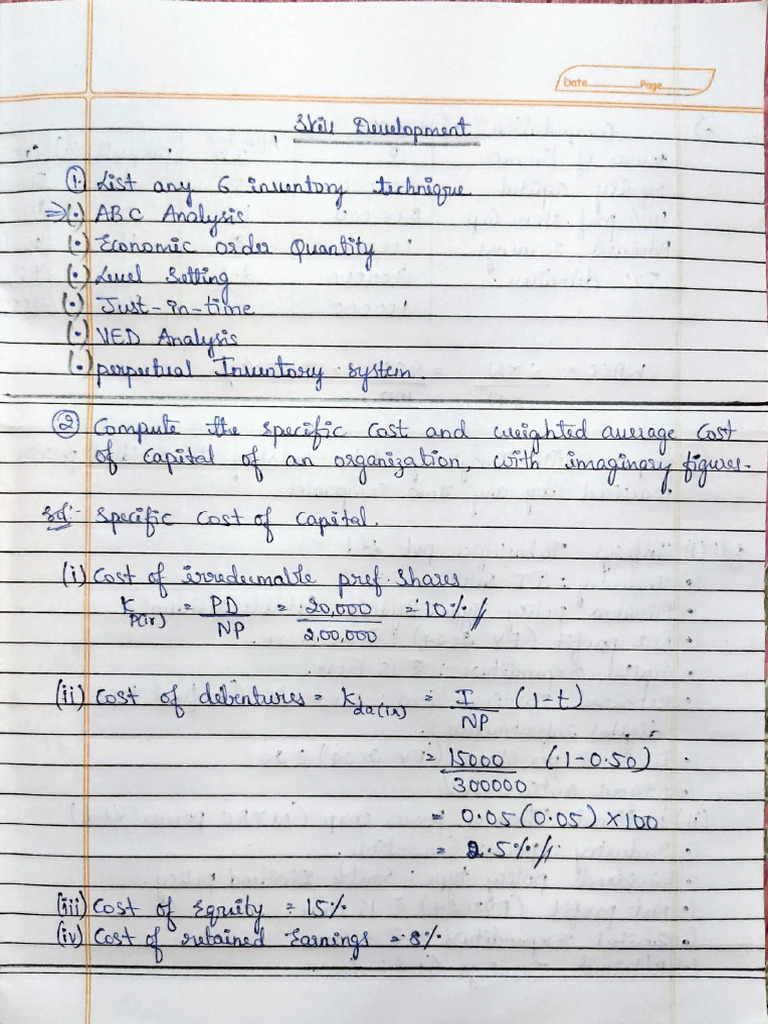 AFM (Assignment 2) | PDF