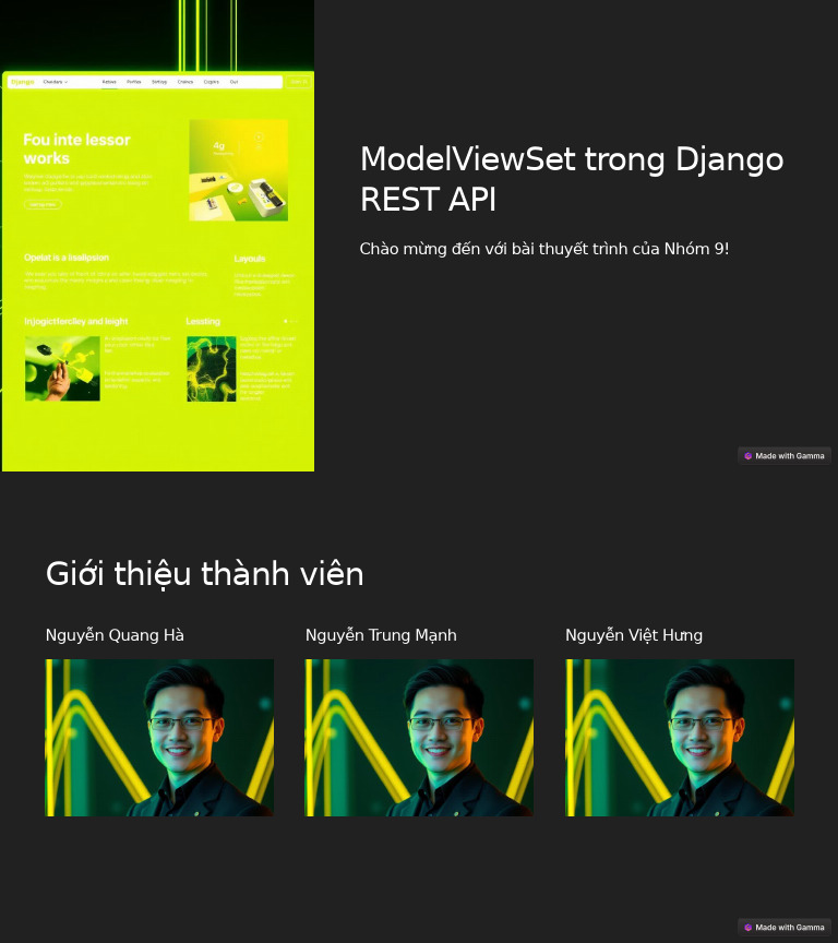 ModelViewSet Trong Django REST API | PDF
