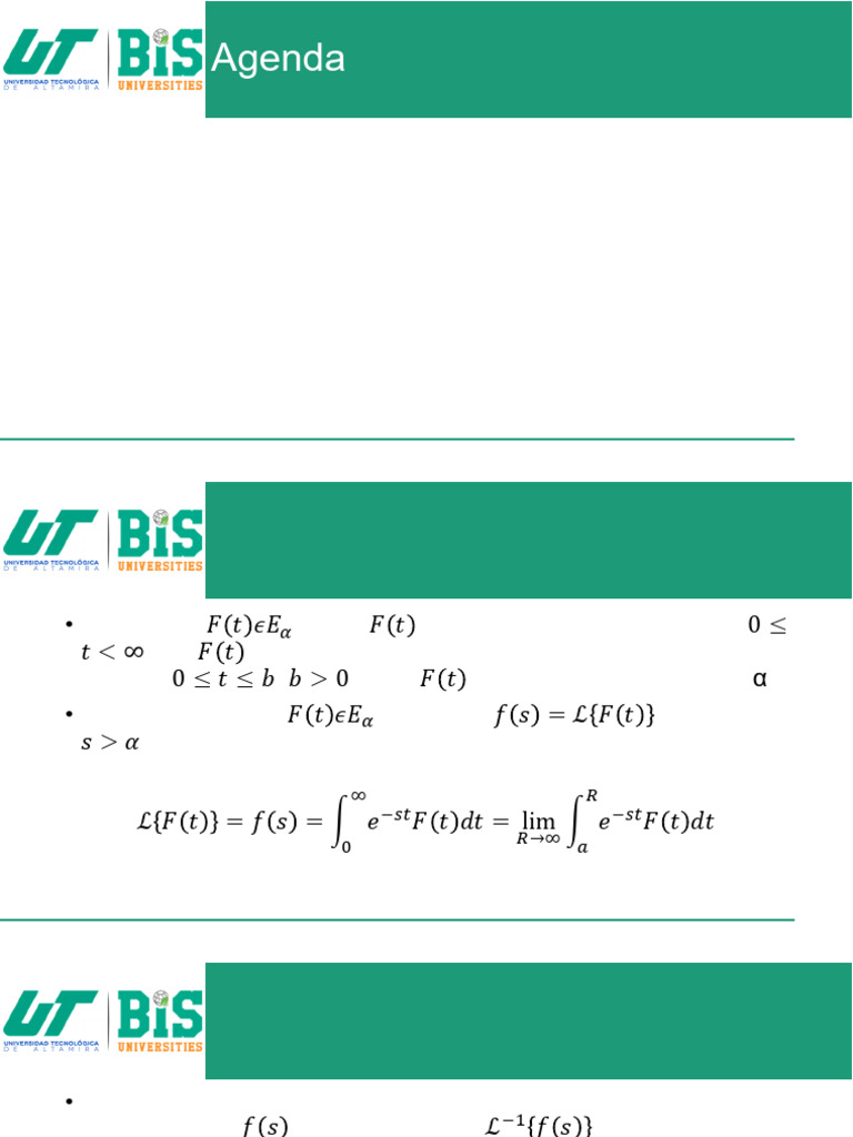 Propiedades de La Transformada de Laplace | PDF | Transformada de Laplace | Integral
