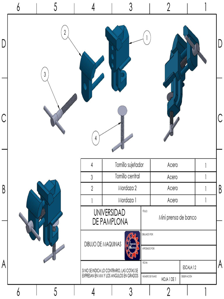 Ensamble Prensa Planos | PDF