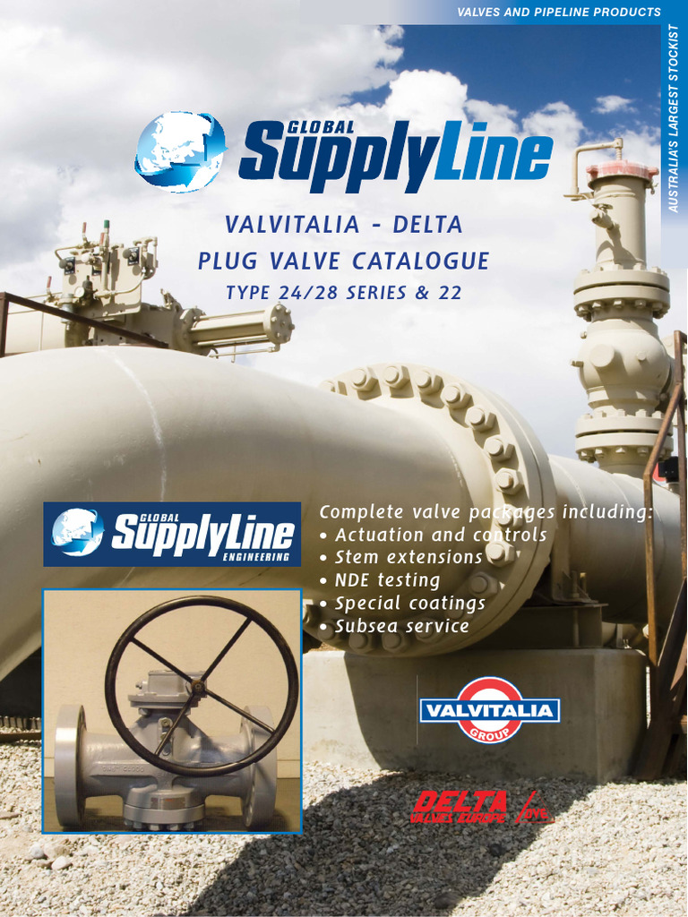Valvitalia Delta Plug Valve Catalogue | PDF | Valve | Building Engineering