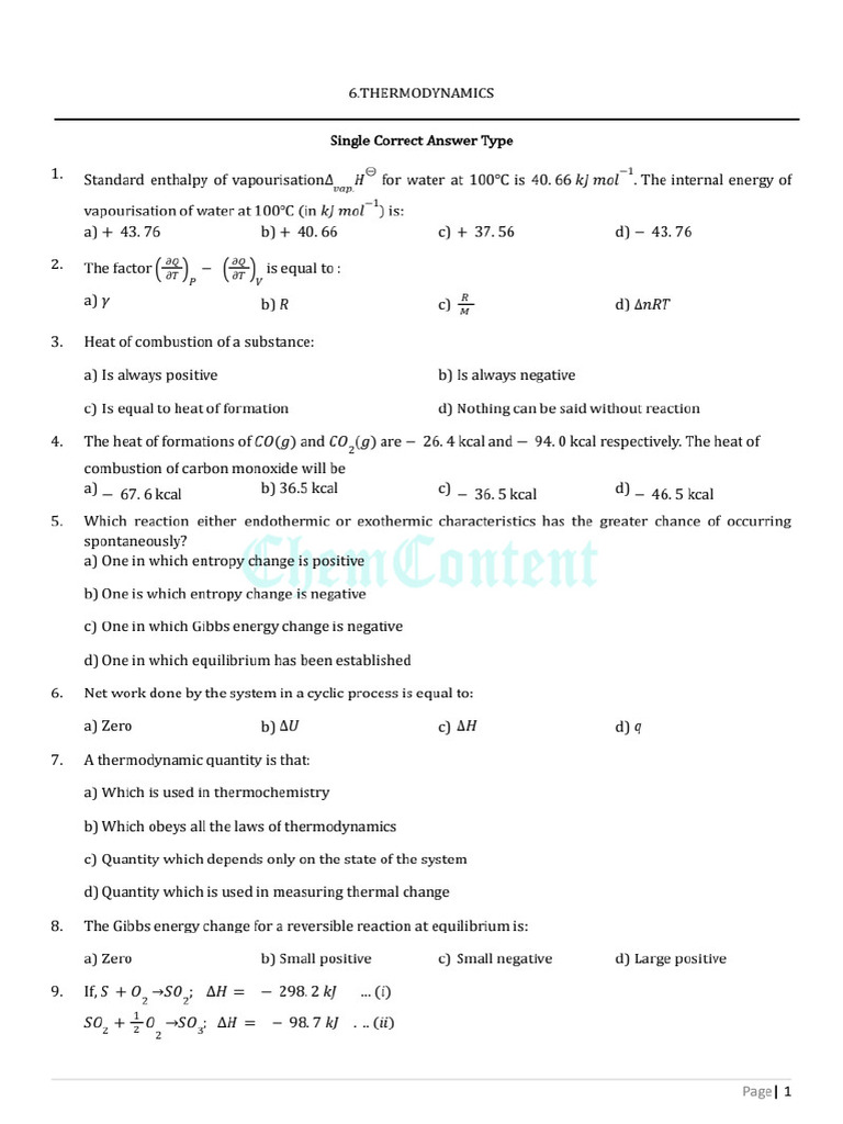 Unit 5 Thermodynamics 1600 PDF - Gdrive.vip | PDF