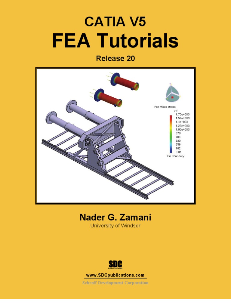 CATIA V5 FEA Tutorials Release 20 | PDF | Finite Element Method | Stress (Mechanics)