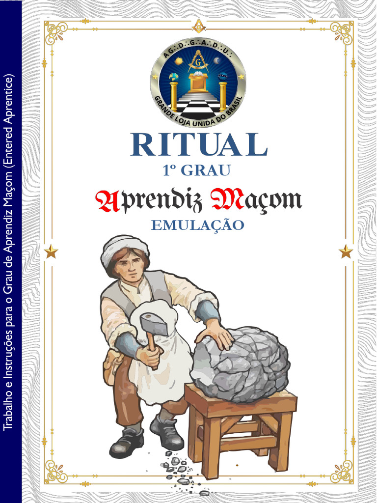 Ritual de Emulação - 1º Grau Maçônico | PDF | Loja Maçônica | Maçonaria