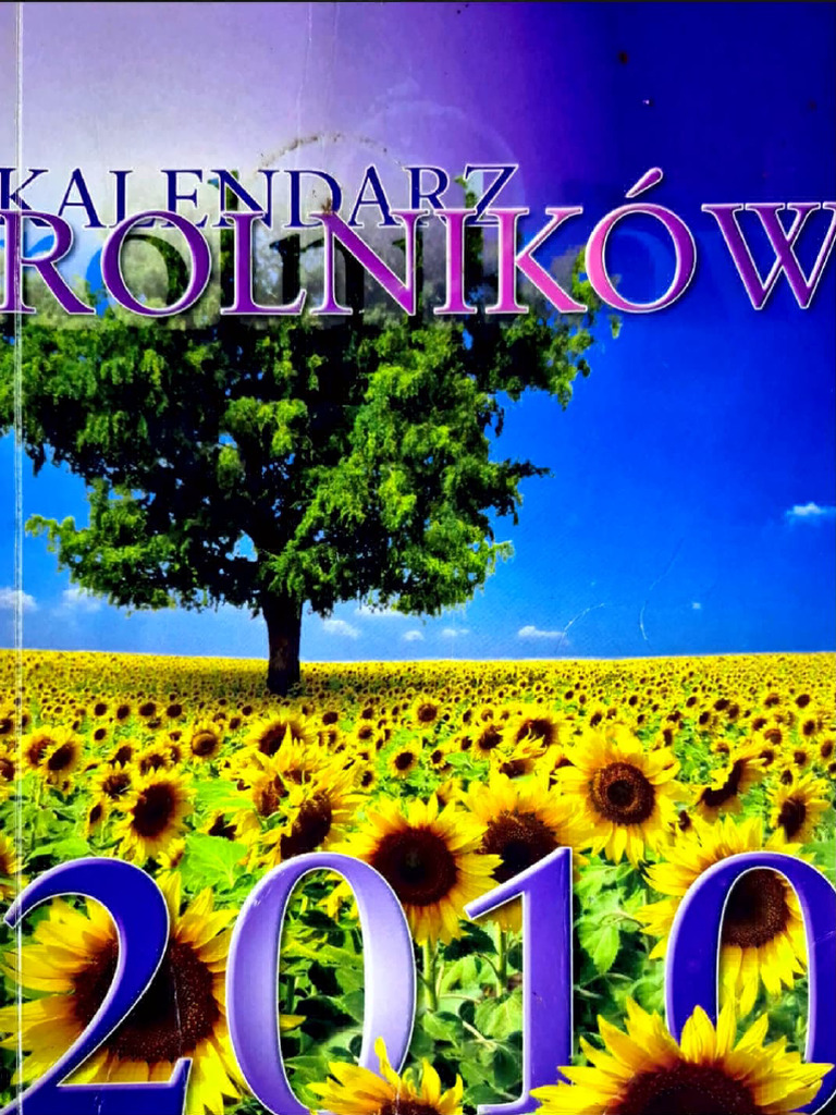 Kalendarz Rolników 2010 | PDF