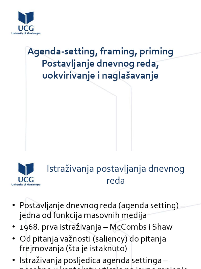 Postavljanje Dnevnog Reda | PDF