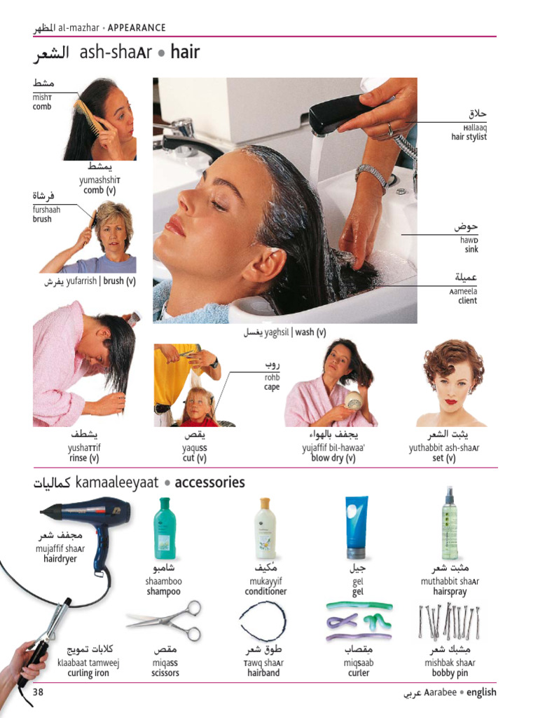 Arabic-English Visual Bilingual Dictionary 40 | PDF | Beauty | Human ...
