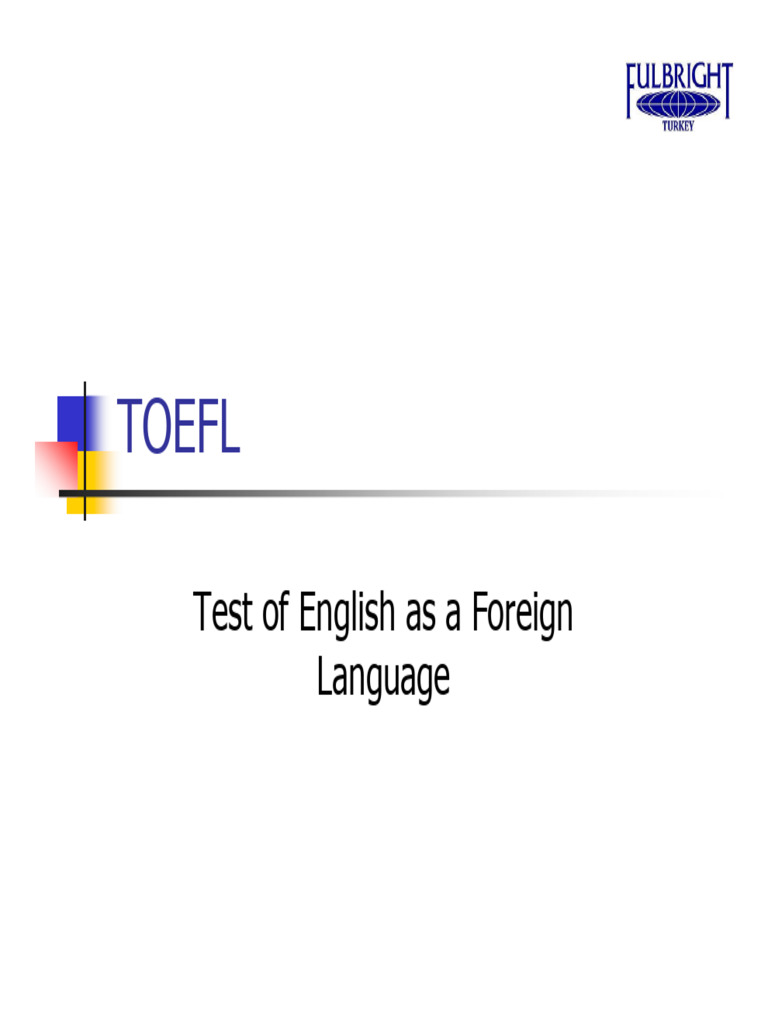 TOEFL | PDF