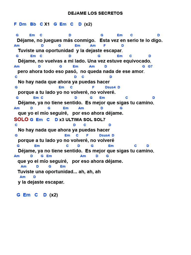 Emociones de desamor y despedida | PDF