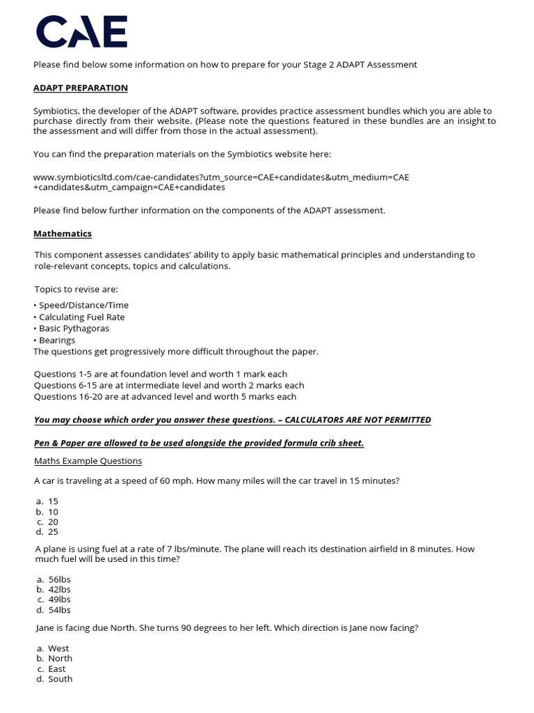 Stage 2 ADAPT Assessment Preparation Guide | PDF | Force | Magnet