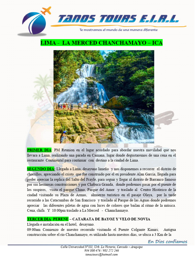 Selva Central 2025 Rafa | PDF | Lima