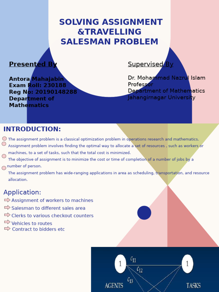 Assignment & Traveling Salesman Problem | PDF | Mathematical Logic ...
