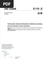 UIC 510-2 4th Edition - 2004 Trailing Stock Wheels and Wheelsets ...
