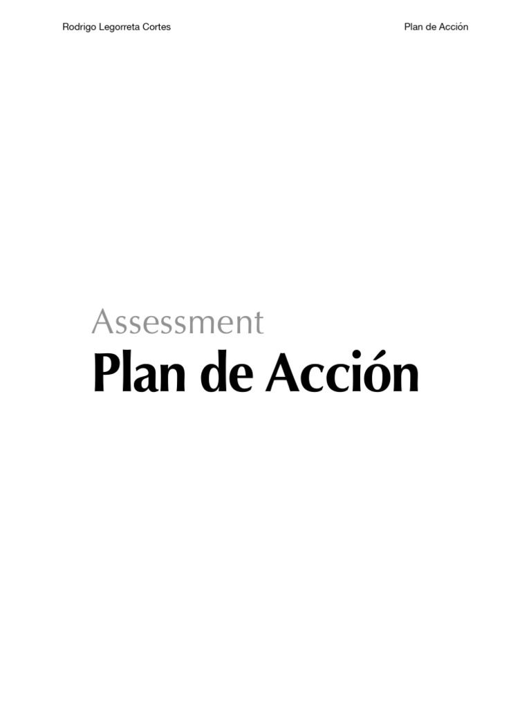 Action Plan | PDF | Psicología Social