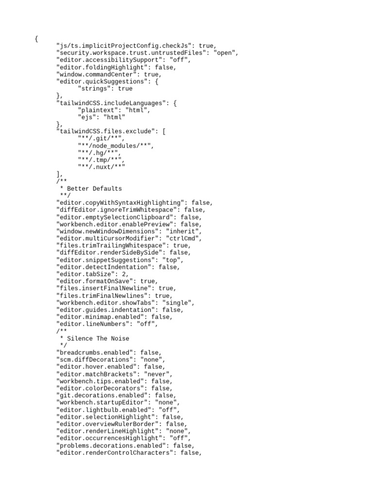 JS/TS Implicit Project Config Settings | PDF | Systems Architecture ...