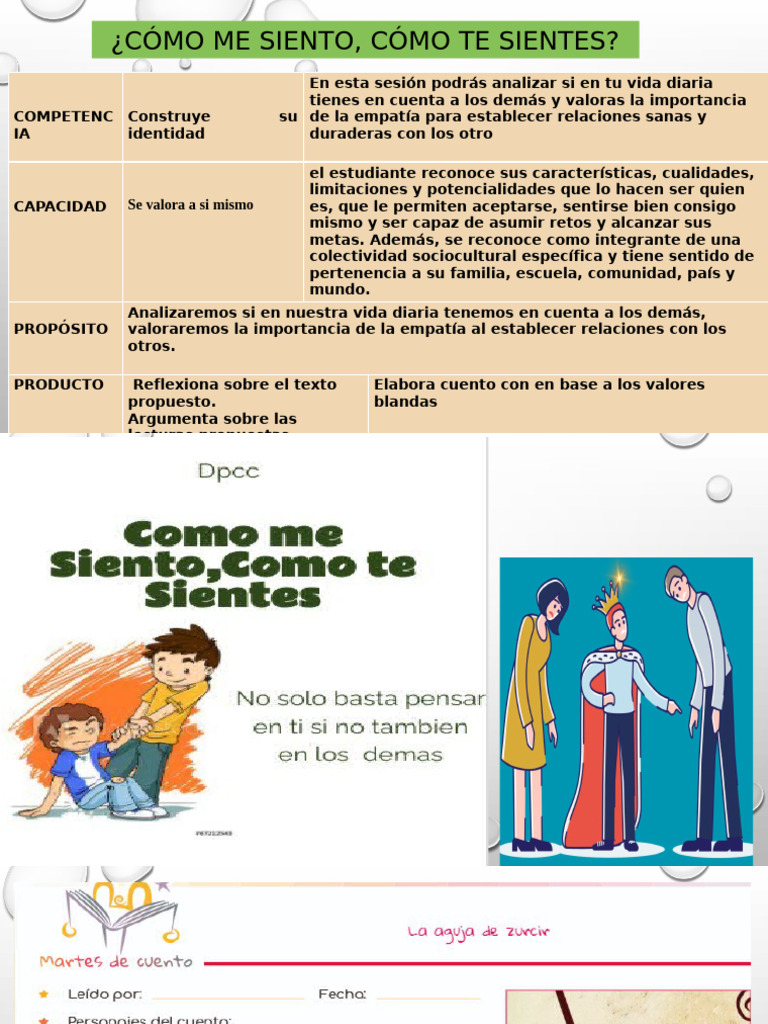 Cómo Me Siento, Cómo Te Sientes | PDF