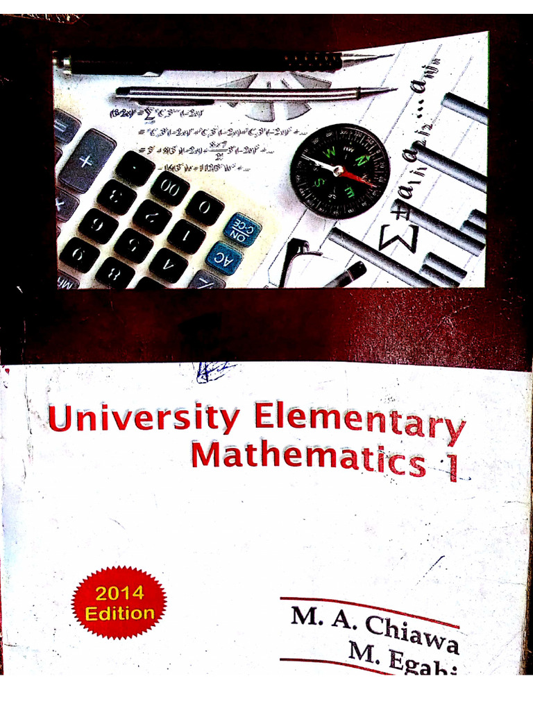MTH 101 Elementary Mathematics I | PDF