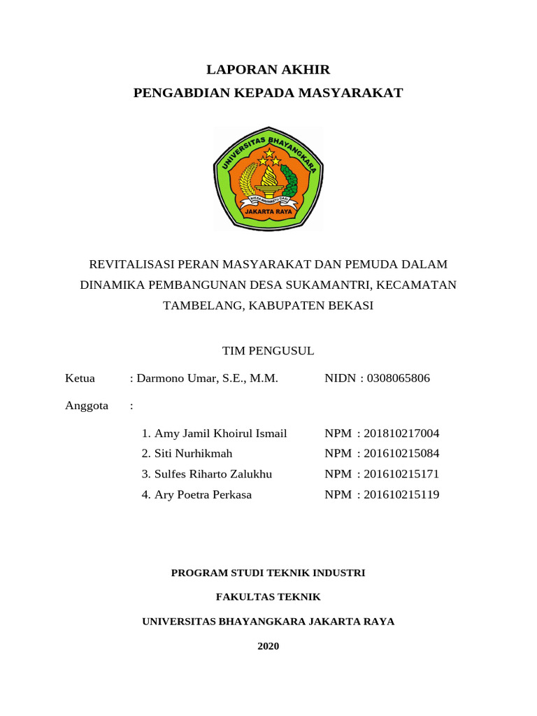 Laporan Abdimas KKN | PDF