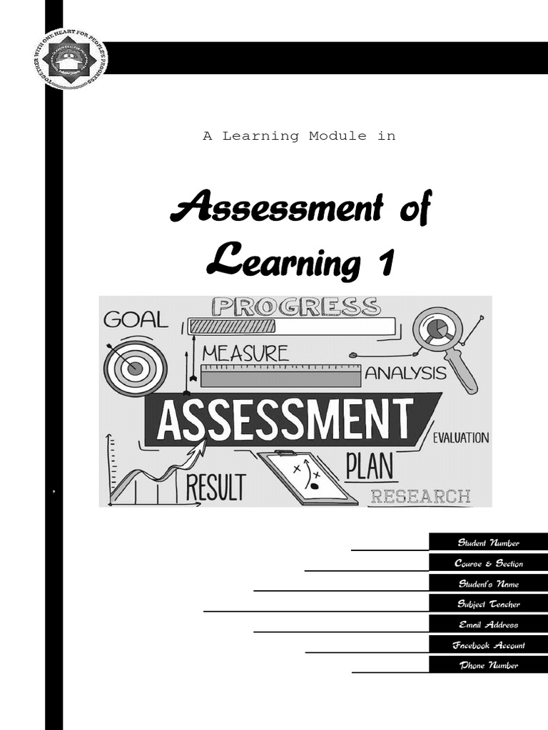 Revised Assessment of Learning 1 Ruben Sanchez | PDF | Educational Assessment | Evaluation