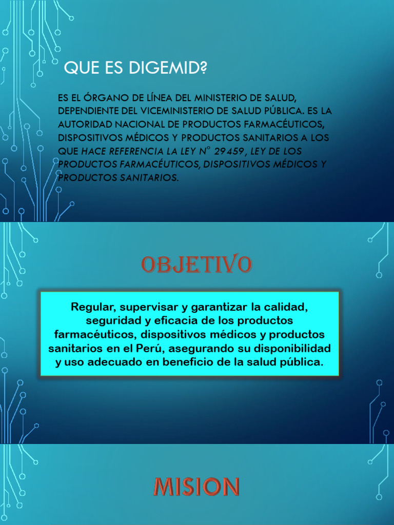 DIGEMID | PDF | Farmacéutico | Dispositivo médico