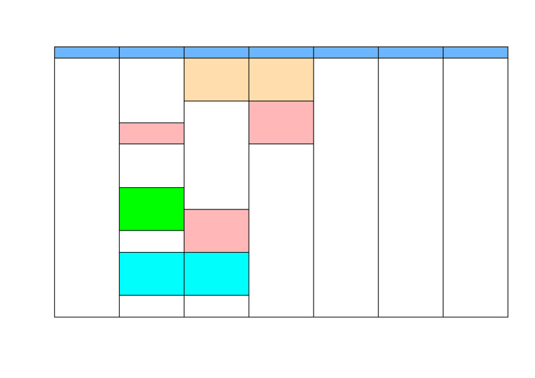USM Weekly Class Schedule | PDF