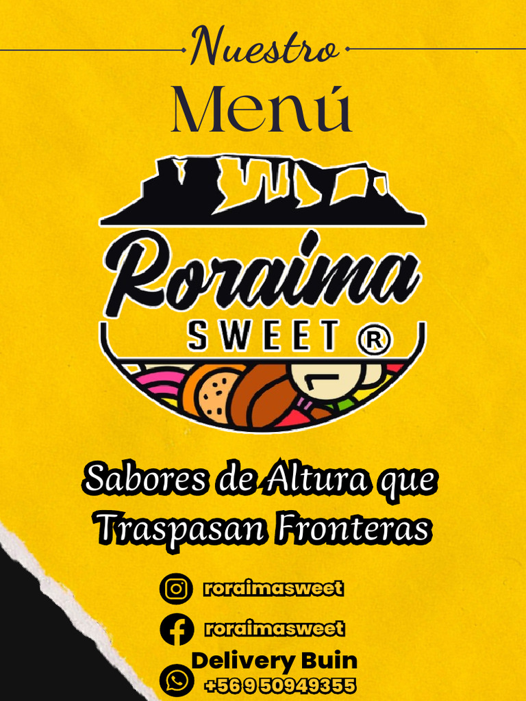 Menú de Comida Venezolana Roraima | PDF | Pancho | Alimentos