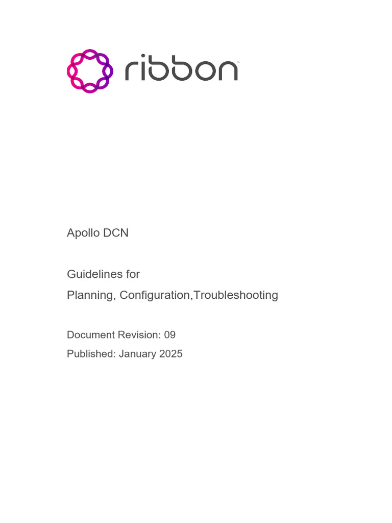 Apollo DCN Guidelines For Planning, Configuration, Troubleshooting | PDF | Computer Network | Ip ...