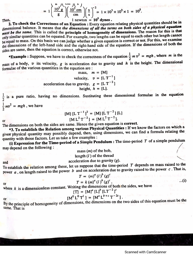 Dimension Analysis Pdf 2538