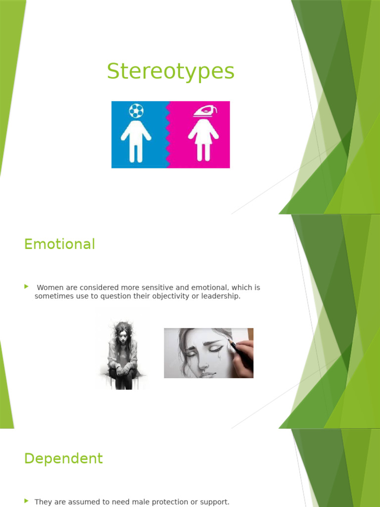 Presentation Sterotypes | PDF