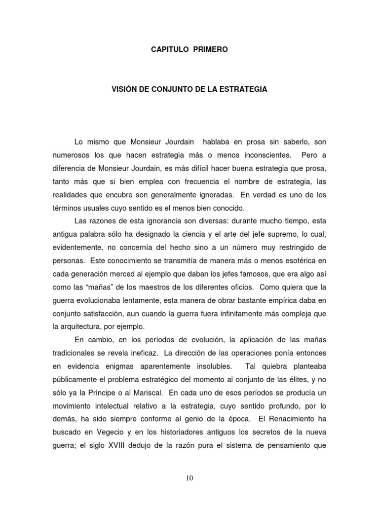 André Beaufré - Introducción A La Estrategia 12 - 20 Esp-10-20 | PDF ...