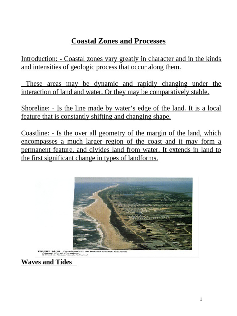 Coastal Zones and Processes | PDF | Beach | Coast