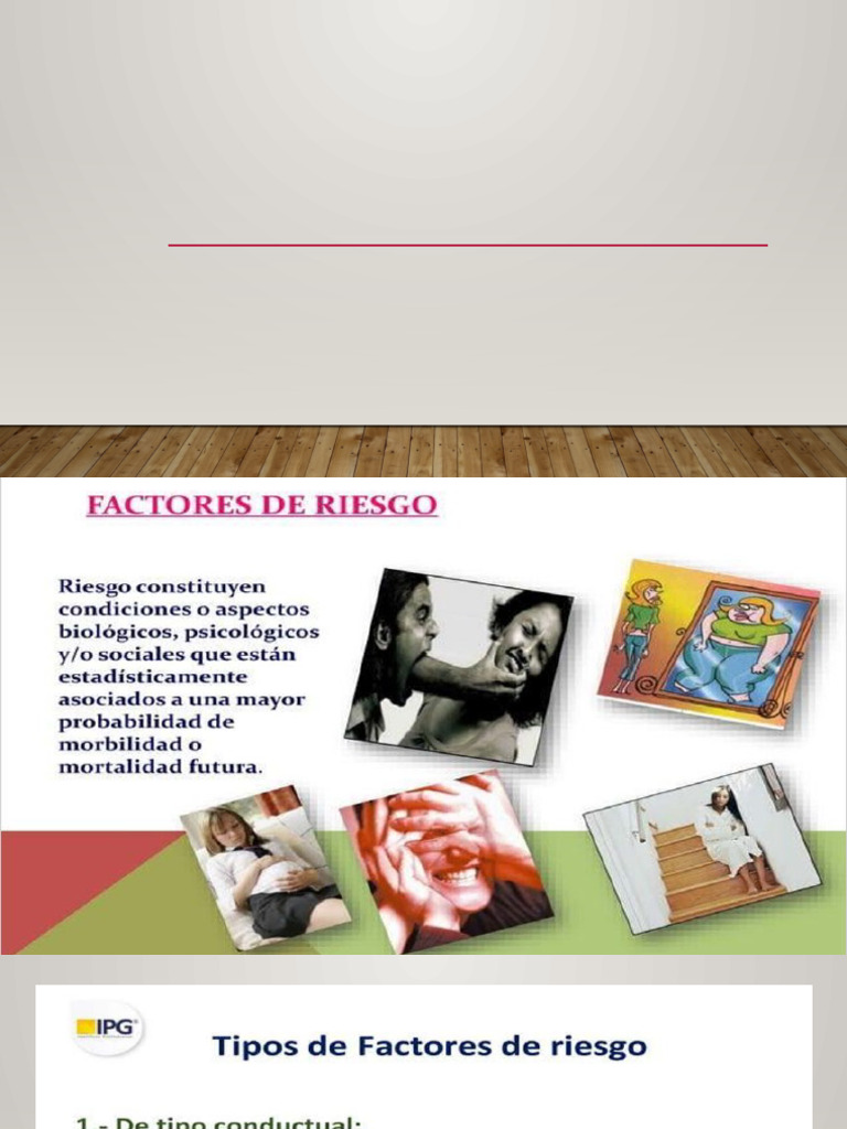 Clase 4 Factores de Riesgo | PDF